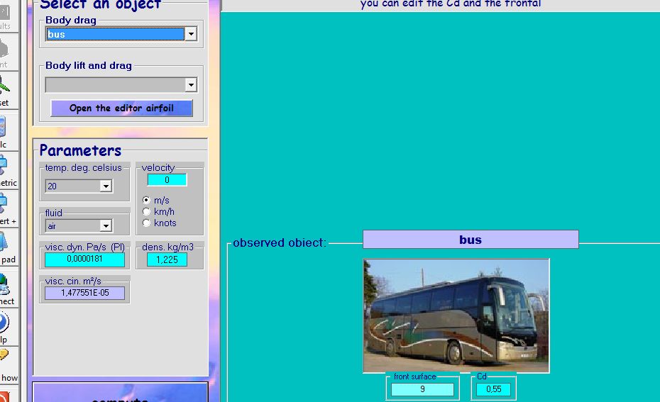 drag and lift aerodynamic and hydrodynamic