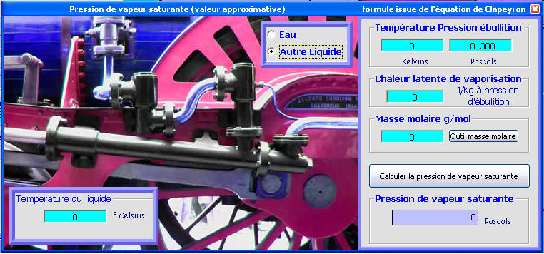 explication de pression de vapeur saturante et de cavitation ou ébullition